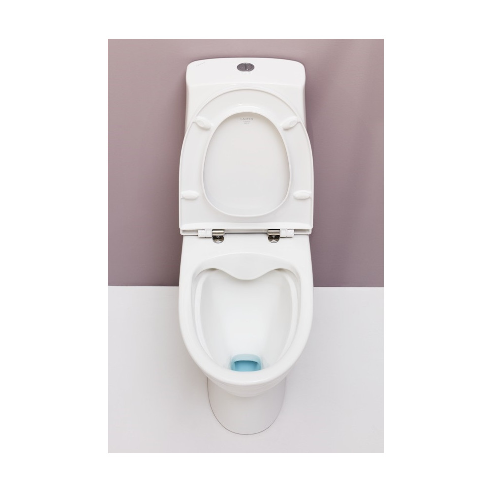 Kombinuotas unitazas PRO NORDIC Rimless su LCC danga horizontalus nuotakas baltas - Vedela.lt